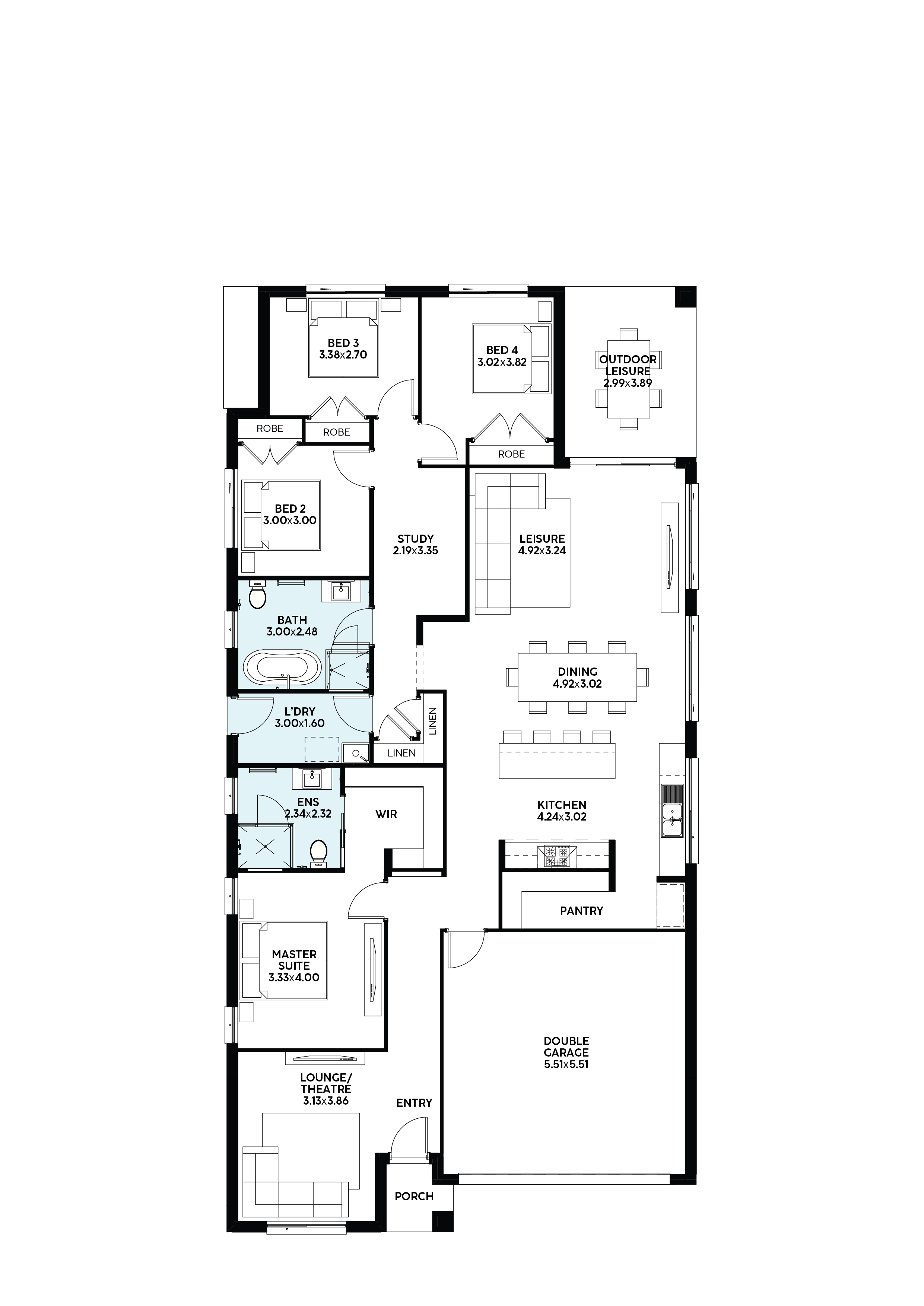 Bronx Single Storey Home Design | Wisdom Homes